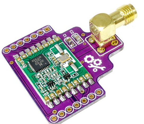 RF无线收发模块RFM69HW无线射频分线板 - 1km 范围_电路方案 - 与非网